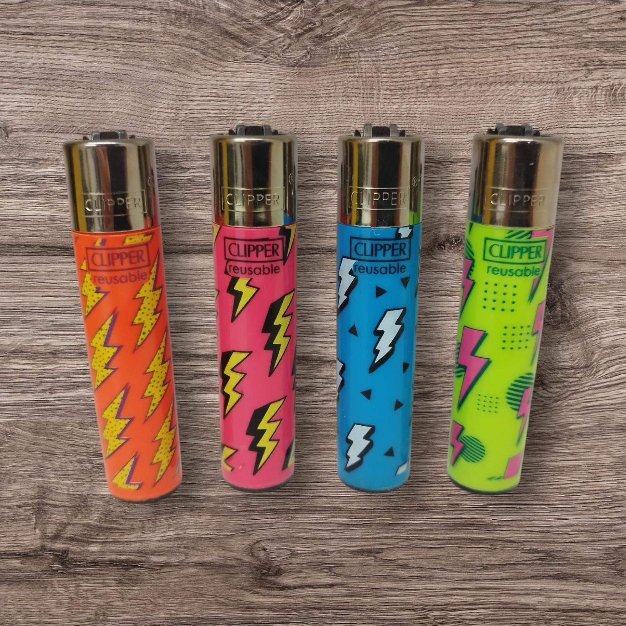 Clipper Large 4er Set - Lightning - – Clipper-Headshop