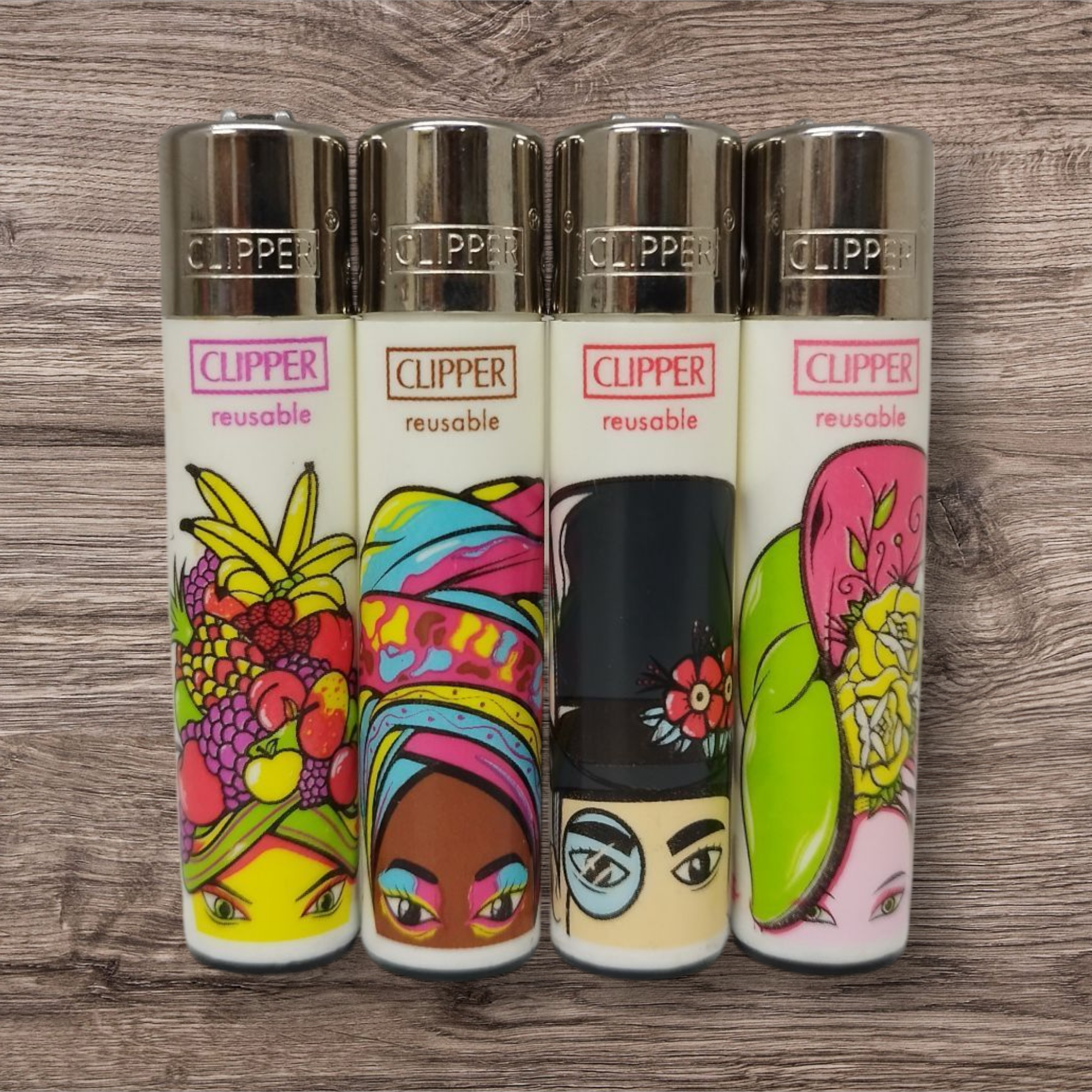 Clipper Large 4er Set - Crazy Hats - – Clipper-Headshop