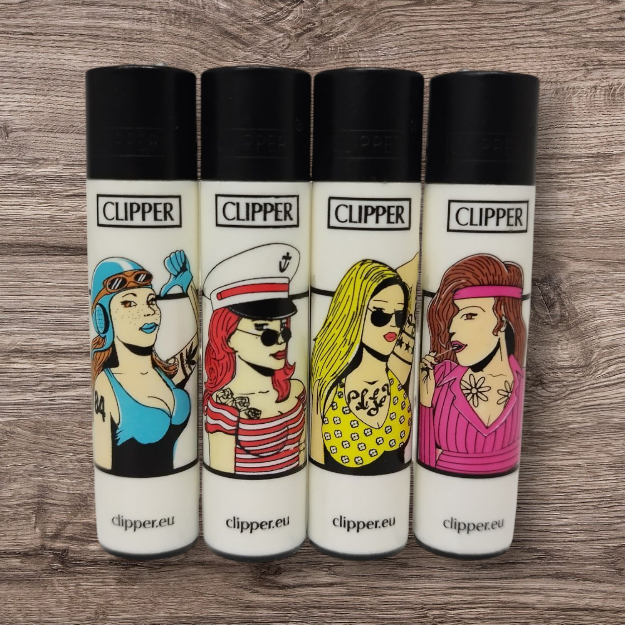 Clipper Large 4er Set - Love Tattoo - – Clipper-Headshop