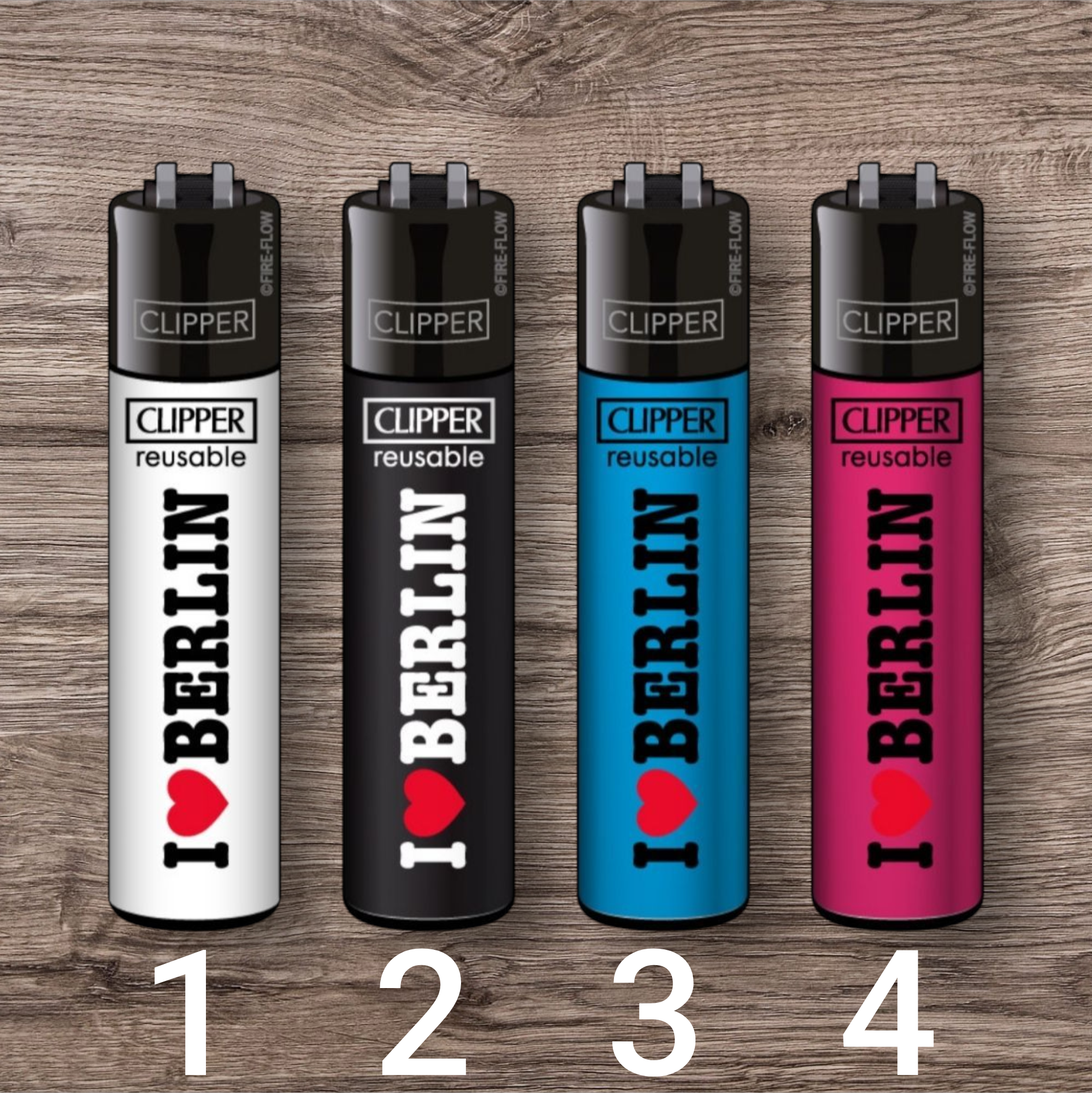 Clipper Large - I Love Berlin - – Clipper-Headshop