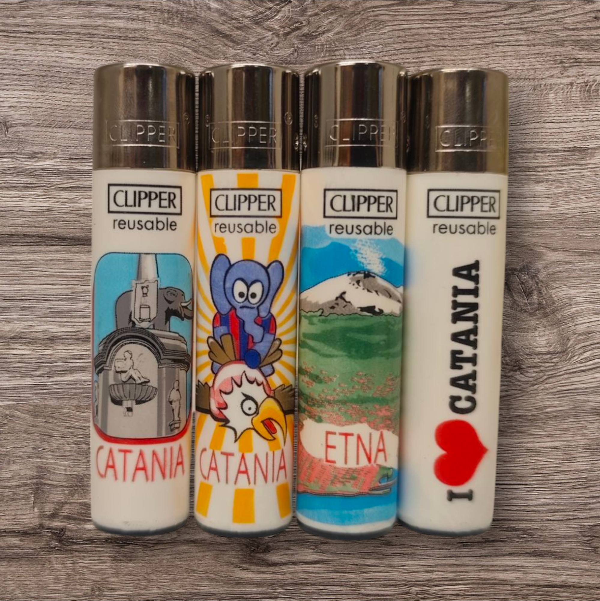 Clipper Large 4er Set - Catania - – Clipper-Headshop