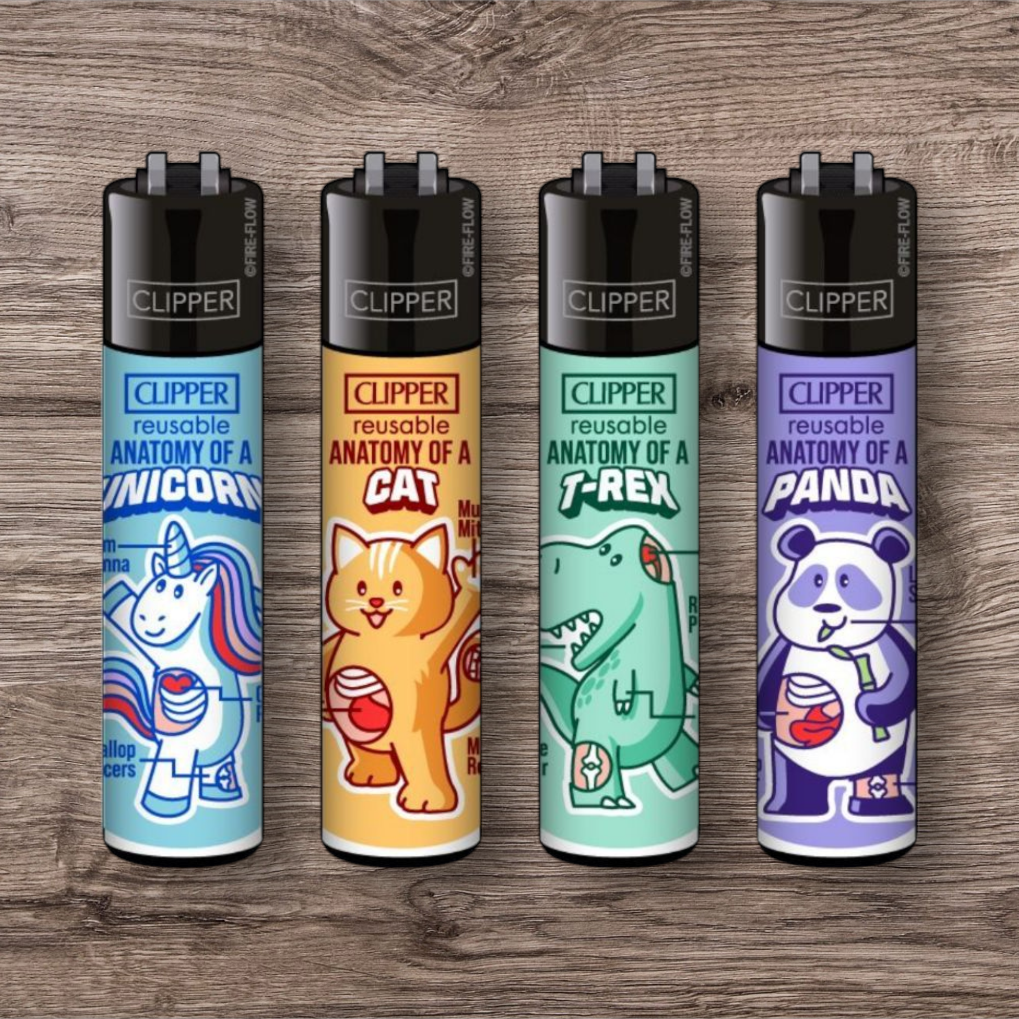 Clipper Large 4er Set - Anatomy of - – Clipper-Headshop